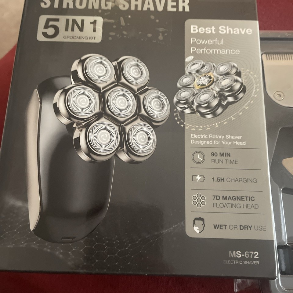 SHPAVVER Det Head Shaver 5-in-1 Electric Razor for Bald Men ...