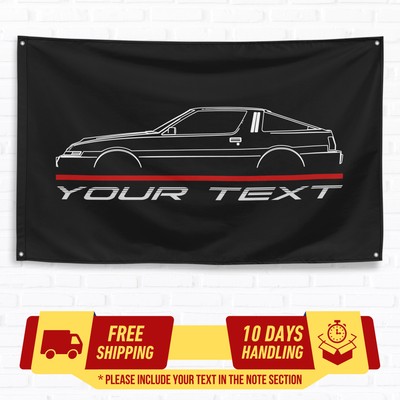 Custom Flag For Mitsubishi Starion Turbo GSR-III 1982-83 Car Fans 3x5 ...