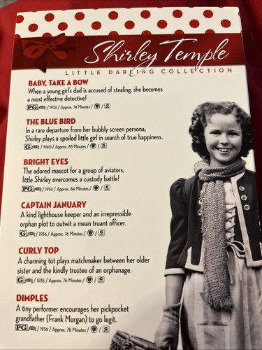 Shirley Temple: Little Darling Collection (DVD) 18 Films John Ford B&W ...