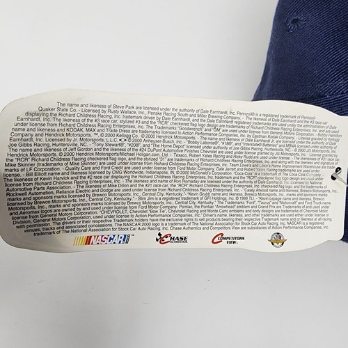 Vintage RUSTY WALLACE Cap Snap-On Racing #2 Strapback Hat NWT NASCAR ...