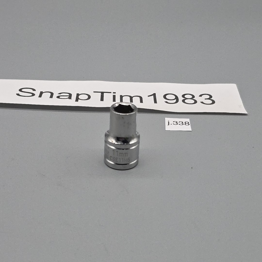 Matco Silver Eagle Tools CSE11M6 11mm Metric Shallow Socket 1/2" Drive ...
