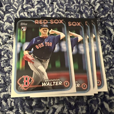 2024 Topps Series 1 #193 Brandon Walter ROOKIE Red Sox 4 card lot | eBay