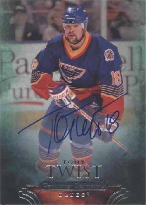 2011-12 Upper Deck Parkhurst Champions - Tony Twist #65 Autographs (AU ...