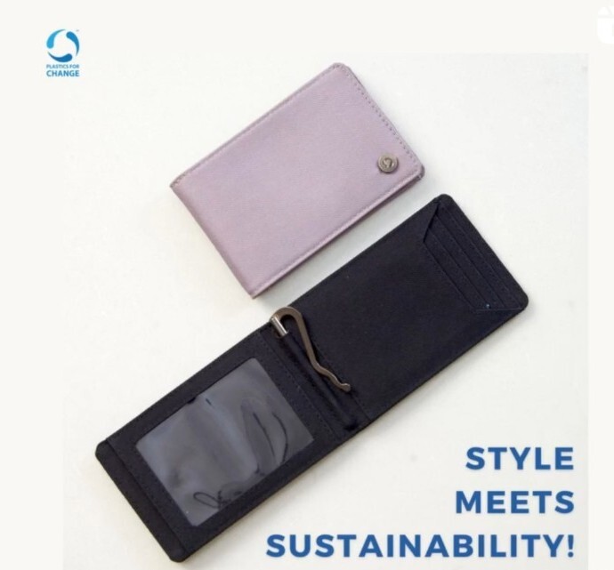 Plastics For Change Sustainable Eco-Friendly Sleek Wallet & Card Holder ...