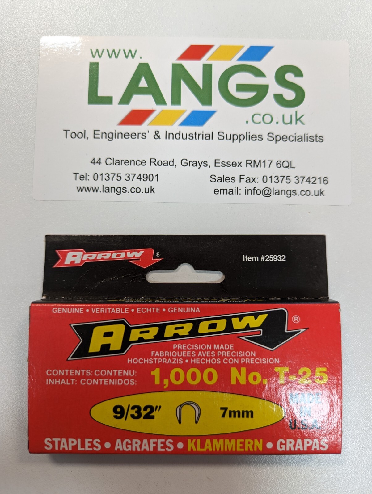 Arrow T-25 Staples - T25 - Various Sizes - Pack 1000 - New & Unused | eBay