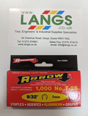 Arrow T-25 Staples - T25 - Various Sizes - Pack 1000 - New & Unused | eBay
