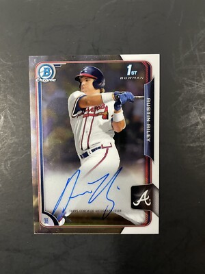 2015 Bowman Chrome 1st Draft Autograph Austin Riley Rookie BCA-ARI | eBay