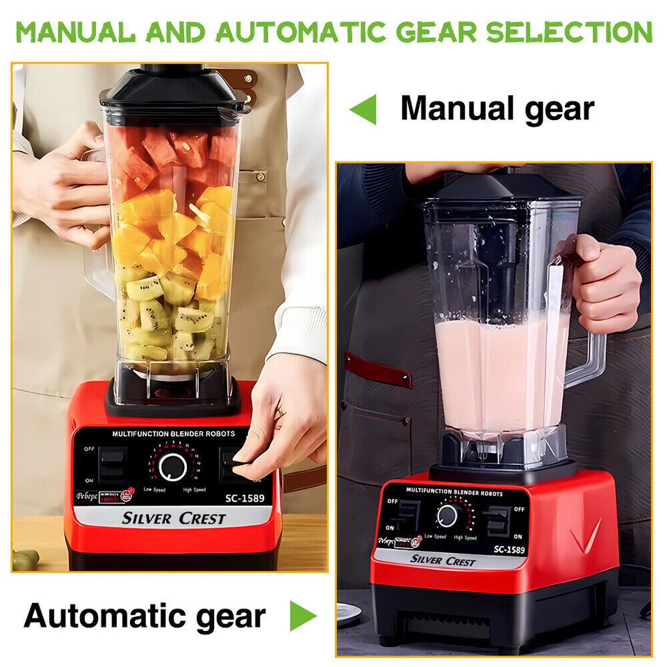 Commercial 6Blade Blender Food Mixer Processor Juicer Ice Crusher ...