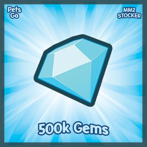 PETS GO! - ROBLOX | 500,000 Gems - 500,000 Diamonds | eBay
