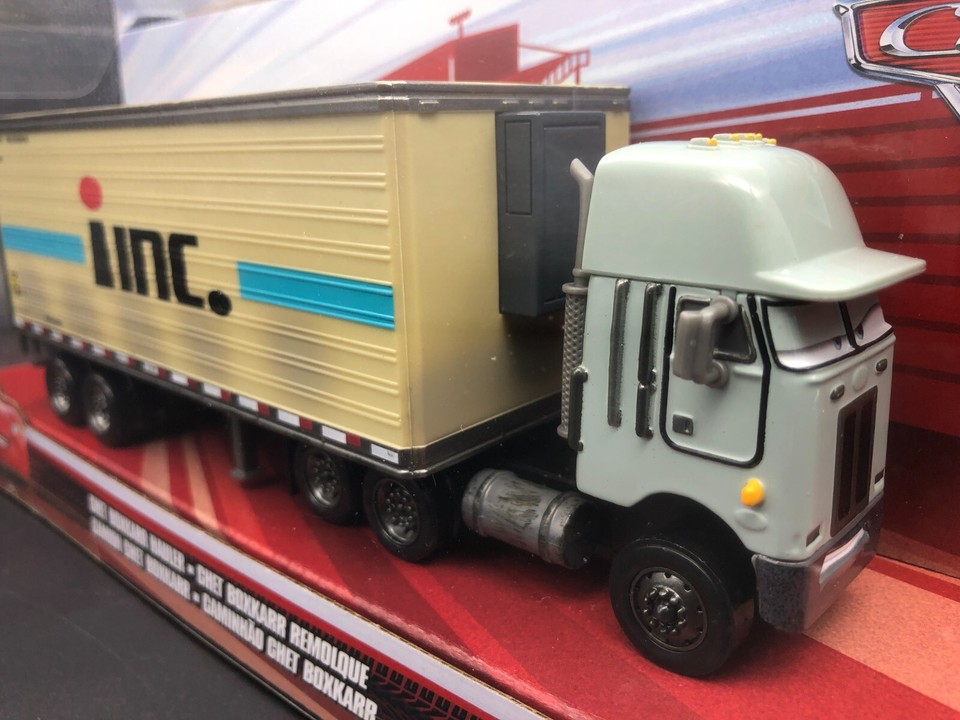 Disney Pixar Cars Chet Boxkaar Hauler 2025 Truck Stop Semi Cab Trailer ...