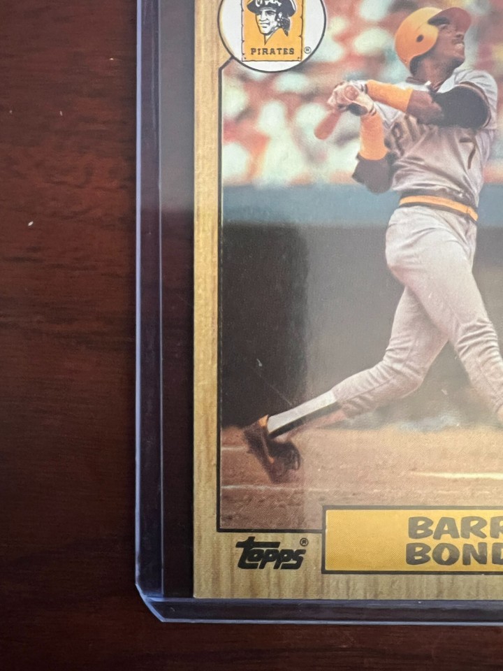 1987 Topps Barry Bonds Rookie Card #320 Rare Multiple Errors | eBay