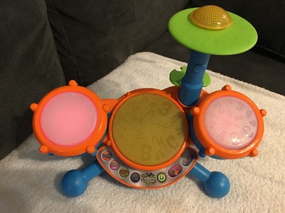 Aged 2 to 5 years old VTech KidiBeats Kids Drum Set three drum pads and ...