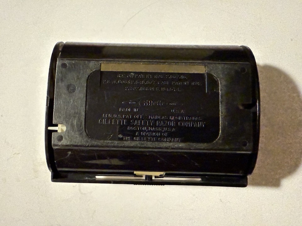 Vintage Gillette Adjustable Hard Plastic Case Only The Case | eBay
