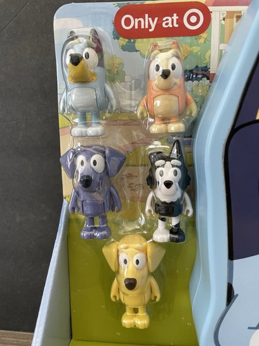 Bluey Play & Go Collector Case Target 2024 Rusty JeanLuc Mackenzie Coco ...