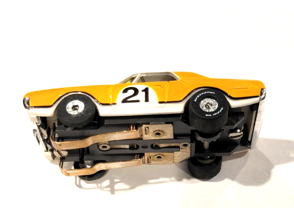 Vintage Aurora TJet #1479 Tuff Ones Cougar #21 HO SLOT CAR In Great ...
