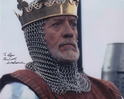 PATRICK MCGOOHAN SIGNED AUTOGRAPHED COLOR PHOTO BRAVEHEART TO ROGER ...