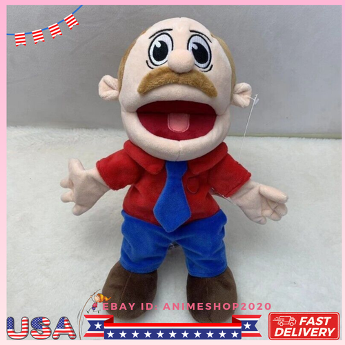 Jeffy’s Dad Hand Puppet Plush Super Mario Marvin 17" Stuffed Doll Kids ...