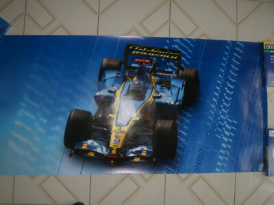 RENAULT F1 - 2006 - TEAM TELEFONICA - R 26 / AFFICHE AUTOMOBILE GARAGE ...