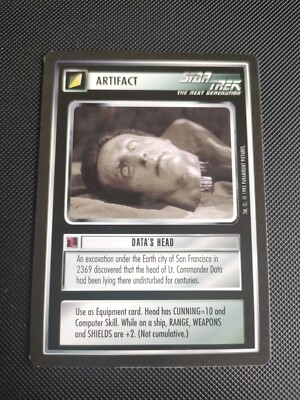 Data's Head - Star Trek ccg | eBay