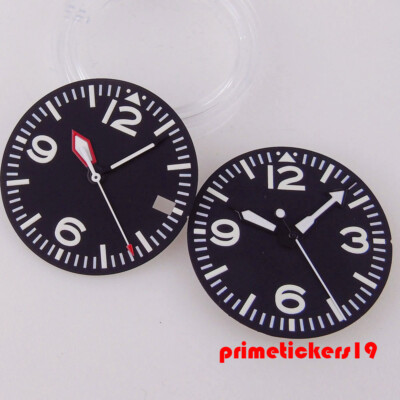 Pilot Watch Dial 29mm Face Date Hands Set Luminous Parts Fit NH35 NH36 ...