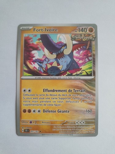 Carte Pokémon - Fort-Ivoire 097/162 - Forces Temporelles EV05 | eBay