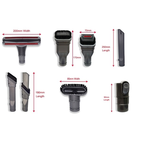 Dyson Vacuum Cleaner Complete Tool Accessories Set Fits DC19 DC19 T2 ...