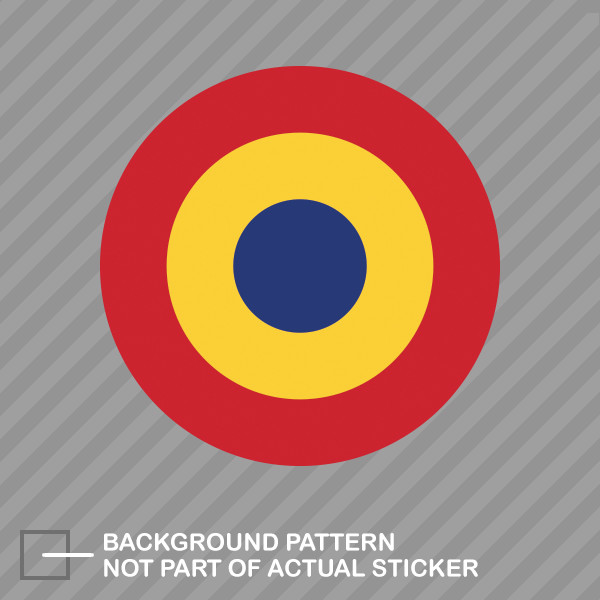 Romanian Air Force Roundel Sticker Decal Vinyl Romania ROU RO | eBay