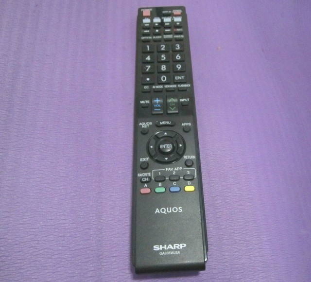 Ga935wjsa Sharp RRMCGA935WJSA Remote Control for sale online | eBay