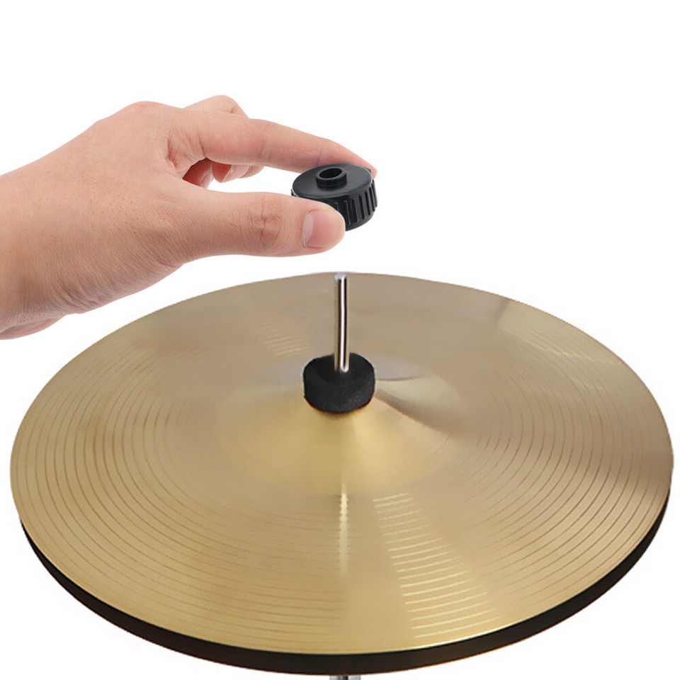 9pcs Quick Release Cymbal Nuts,8Mm Cymbal Mate Nut Black Plastic Cymbal ...