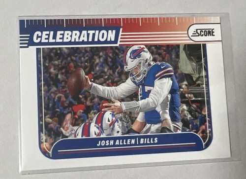 Josh Allen 2024 Score Football Celebration Insert Buffalo Bills # C-JAN ...