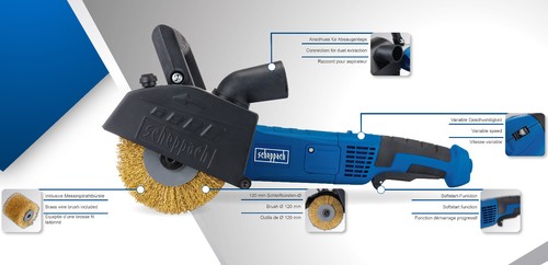 Scheppach Schleifmaschine MRS1300 Bürstenschleifer Satiniermaschine ...