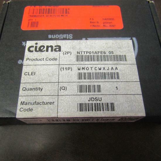 CIENA NTTP01AFE6 05 TRANSCEIVER GE SX FC100 MX 85 | eBay