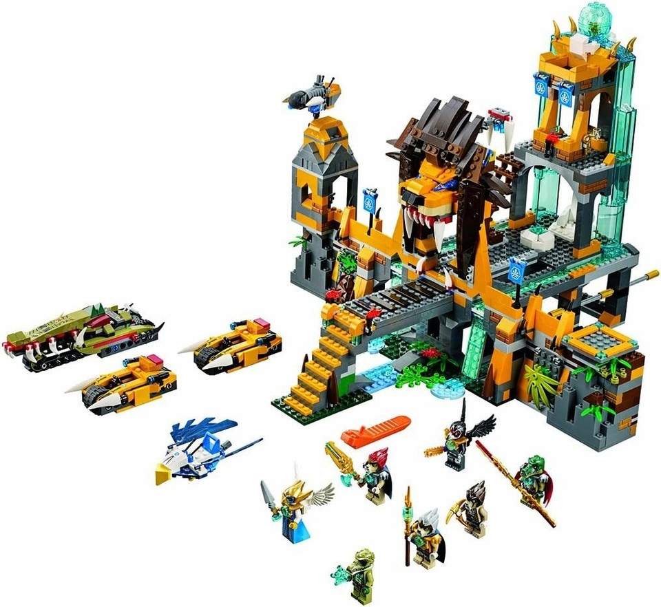 LEGO 70010 LEGENDS OF CHIMA: The Lion CHI Temple Retired Hard to Find ...
