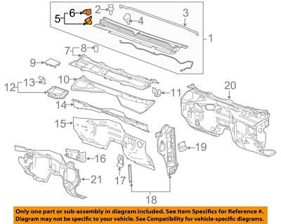 GM OEM 15-20 Yukon XL,Yukon Cowl Cowl-End Cap 23499915 | eBay