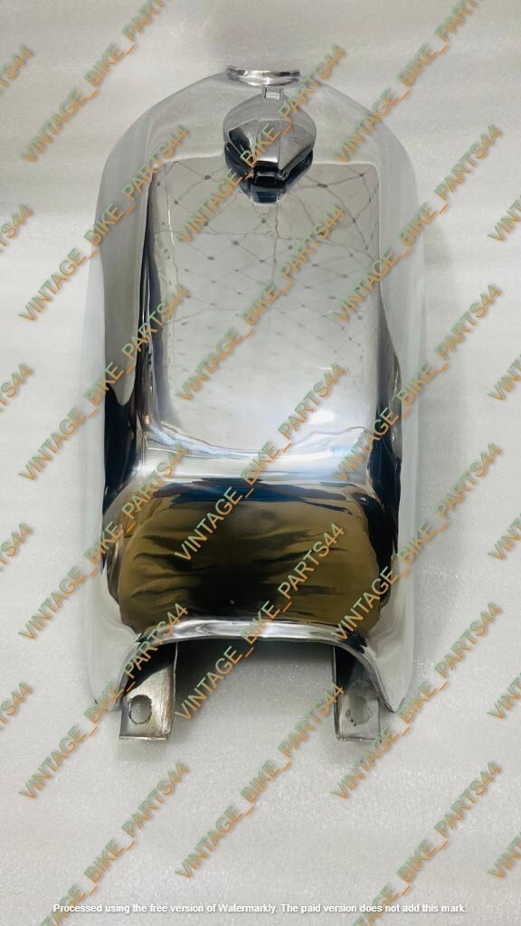 Yamaha RD250 RD400 Aluminum Alloy Polished Petrol Tank 1976-1977 Model ...