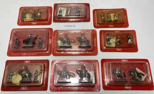 Del Prado Relive Waterloo Soldiers 28mm Lead Painted Figures Napoleonic ...