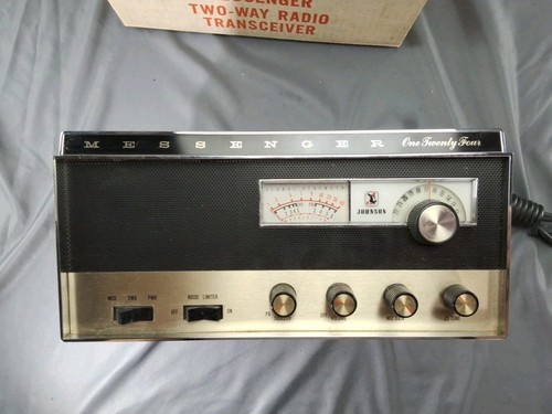 Vintage Johnson Messenger 124 Radio Transceiver - Parts Only & Original ...