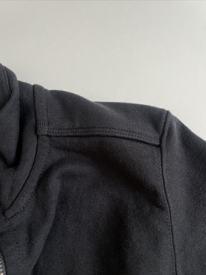 American Giant Jacket Womens Medium Moto Full Zip Black Heavyweight ...