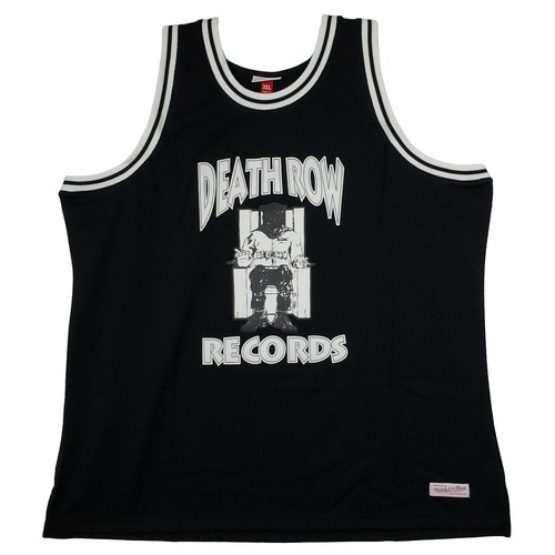 Death Row Records Mitchell & Ness 3XL XXXL Basketball Jersey Black ...
