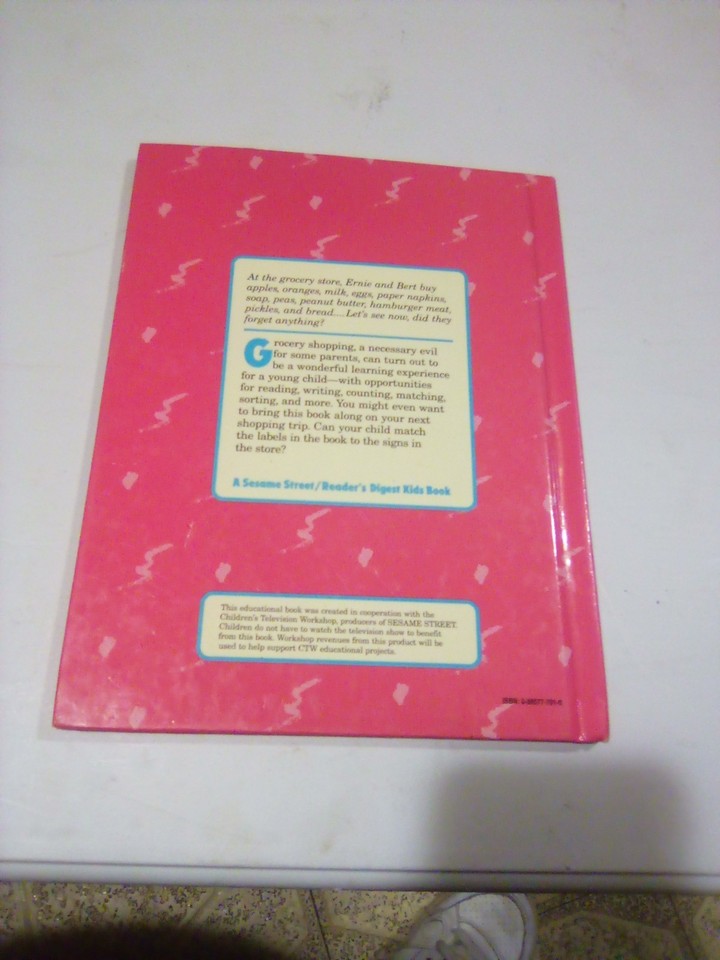 Bert & Ernie 1993 'Don't Forget the Oatmeal' Children's Sesame Street ...