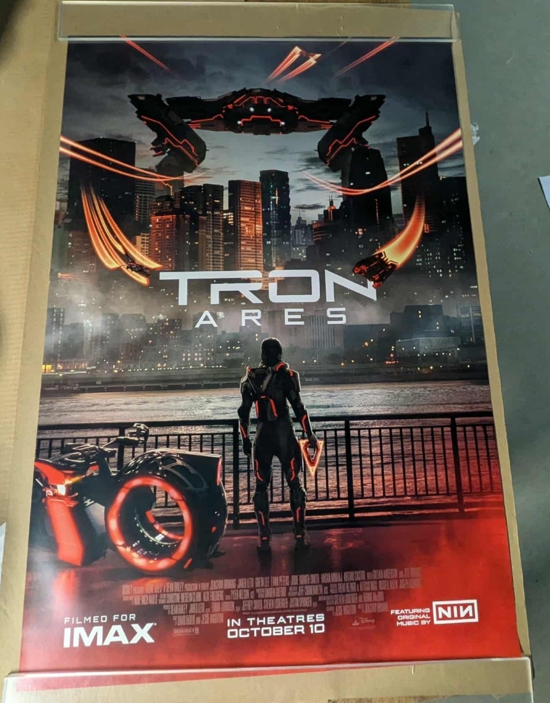 Tron Ares Final movie Poster DS 27x40 Mint Authentic | eBay