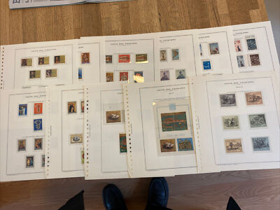 Vatican Stamps 11 Marini Album Pages Complete with stamps | eBay