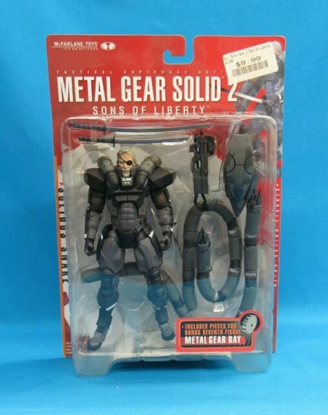 McFarlane Toys Metal Gear Solid 2 Solidus Snake Action Figure 2001 on ...