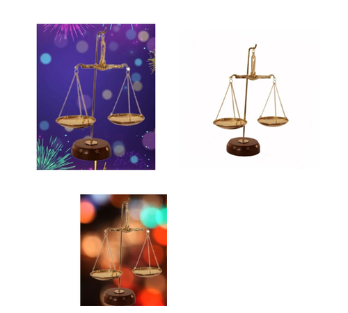 Royal Decorative Weighing Scale Balance 7" HandMade Showpiece ...
