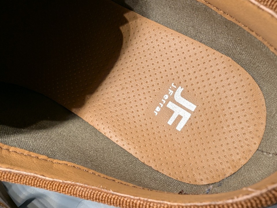 JF J FERRAR Tan Brown OXFORD Kent Dress Shoes Men's 10 M LACE UP | eBay