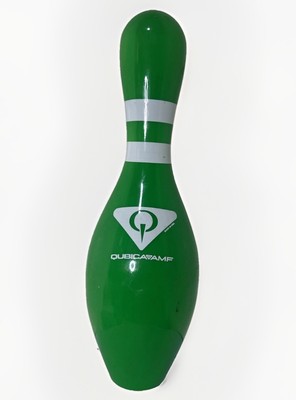 AMF QUBICAAMF Green Bowling Pin Official Regulation Rare Color Trophy ...