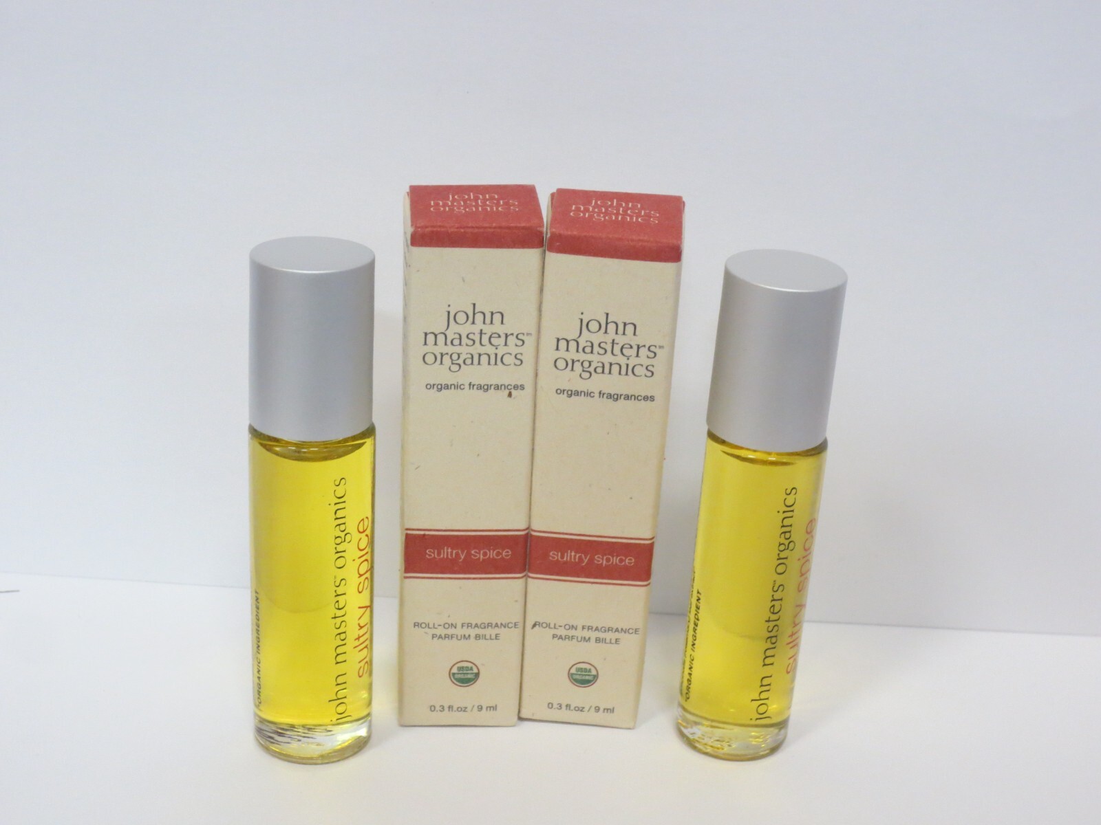 JOHN MASTERS ORGANICS SULTRY SPICE ROLL-ON FRAGRANCE 0.3 OZ BOXED (LOT ...