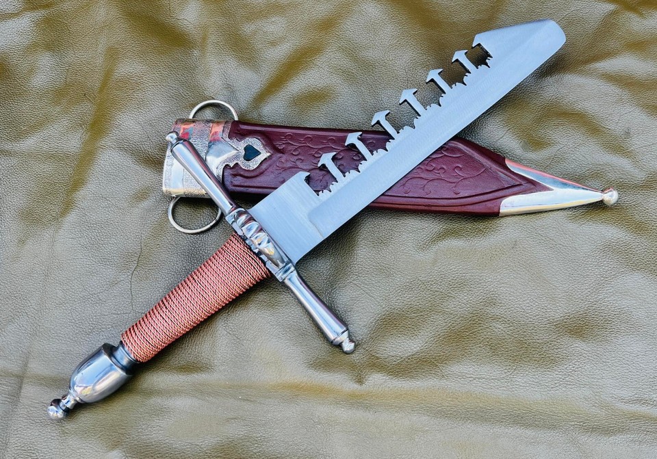EGKH-11 Inches Sword Breaker dagger-unique blade style - Medieval ...
