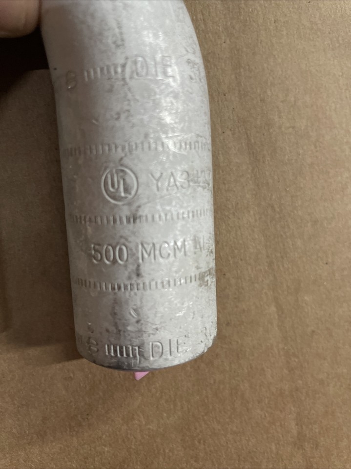 1) Burndy Crimp Lug YA34A3 500 MCM 2-Hole | eBay