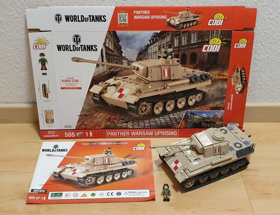 COBI 3035 - Panther Warsaw Uprising World of Tanks WoT inkl. BA & OVP ...
